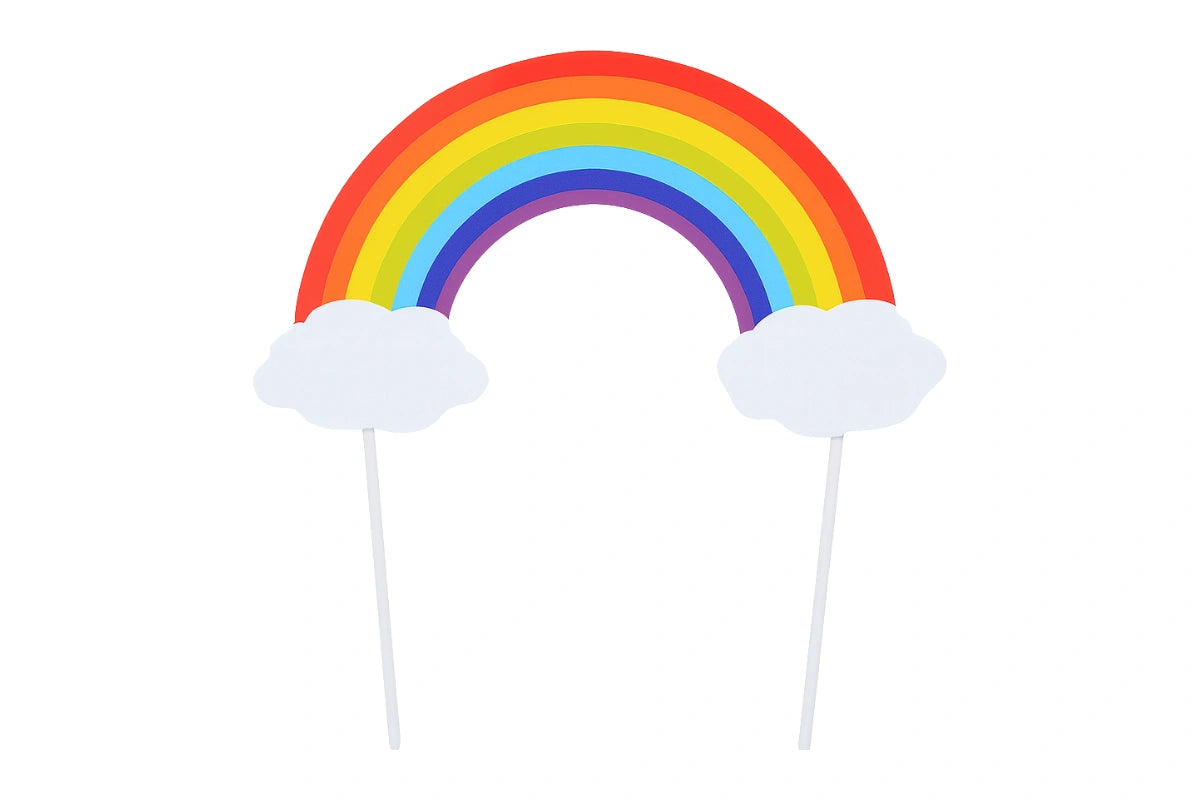 Rainbow Card Cake Topper - Iconic Cake Art – My Dream Cake