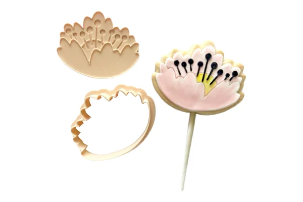 DISC Closed Flower Cutter And Embosser Set - Little Biskut | My Dream Cake