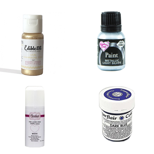 EDIBLE PAINTS & FOOD COLOUR SPRAYS | My Dream Cake