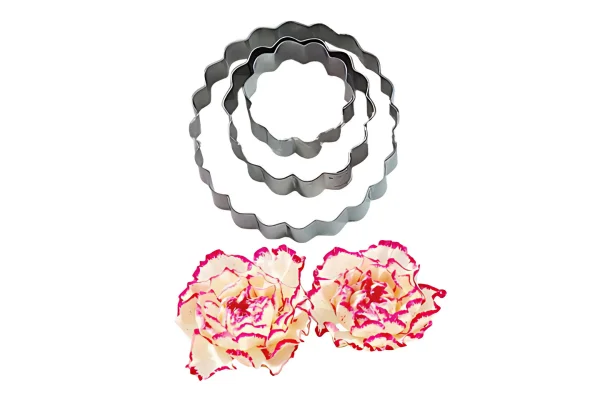 Carnation Flower Cutter Set Of 4 Metal Cutters | My Dream Cake